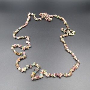 Jewelry | Vintage Genuine Colorful Stone Chip Necklace | Poshmark